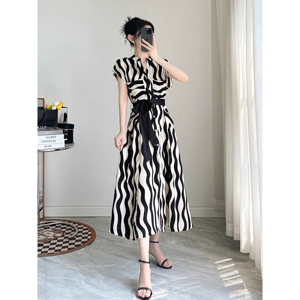 Jual 2024 Shirt Dress Panjang Stripe | Long Dress Stripe Korea | Original By FADFAD | Lengan ...