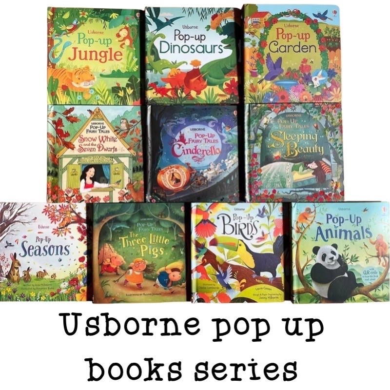 Jual Usborne POP UP Jungle Dinosaurs Sleeping Beauty Cinderella Space ...