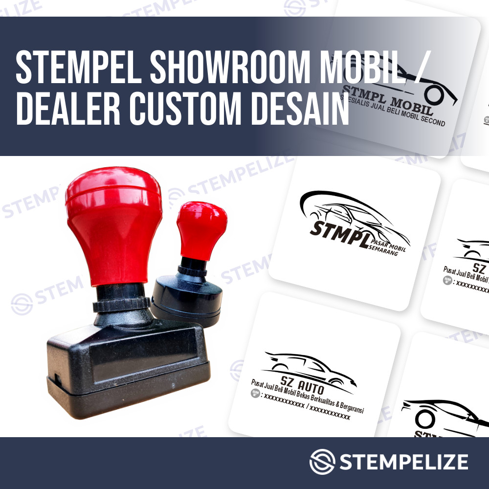 Jual Stempel Showroom Mobil / Dealer Custom Desain | Shopee Indonesia