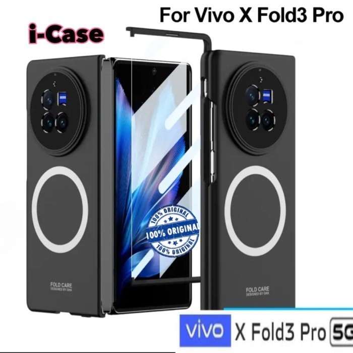Jual Original Case ViVo X Fold 3 Fold3 Pro 5G Ultra Thin Magnetic ...