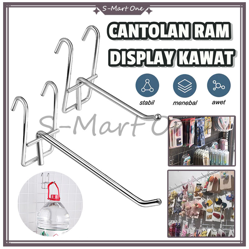 Jual Cantolan Ram Kawat Putih 10cm/15cm/20cm/aksesories cantolan ...
