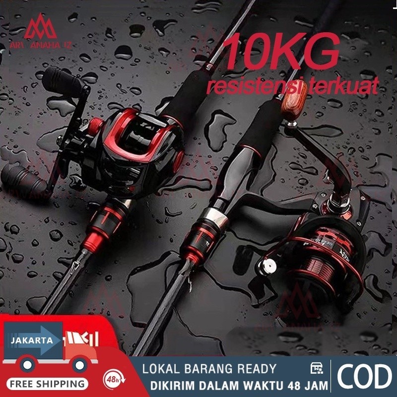 Jual Kastking Brutus Baitcasting Reel / Joran Pancing Set /Penggulung Senar Pancing Tangan Kanan ...