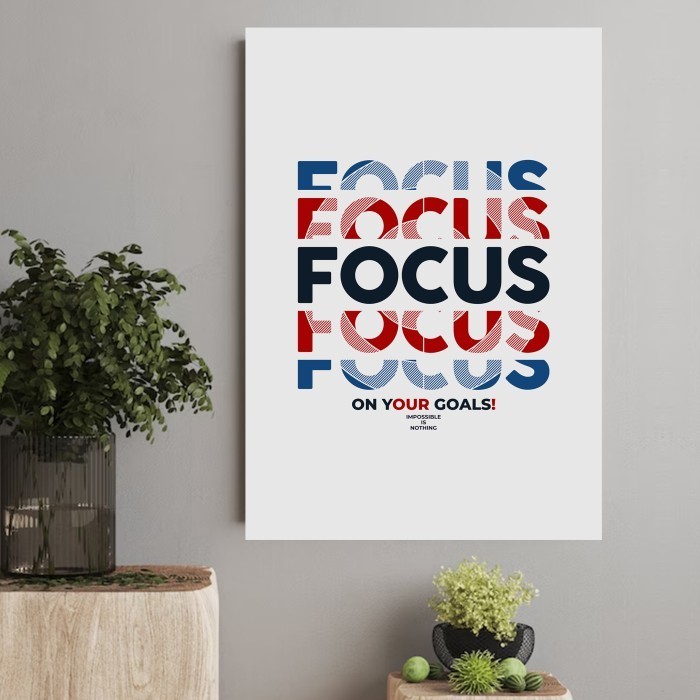 Jual Poster MOTIVASI Poster KATA KATA INSPIRASI QUOTE FOCUS ON YOUR ...