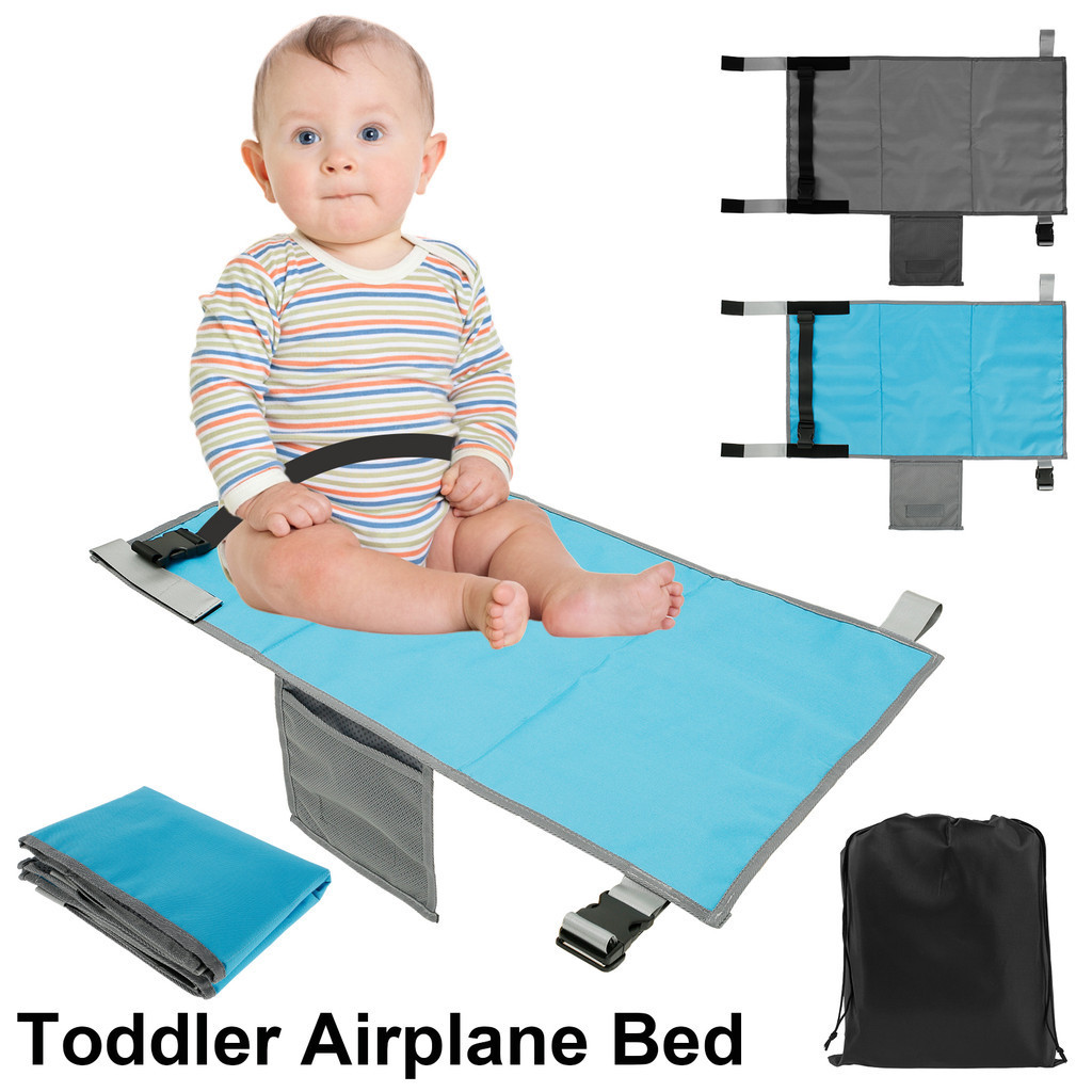 Jual Toddler Airplane Seat Extender Portable Kids Airplane Travel Foot ...