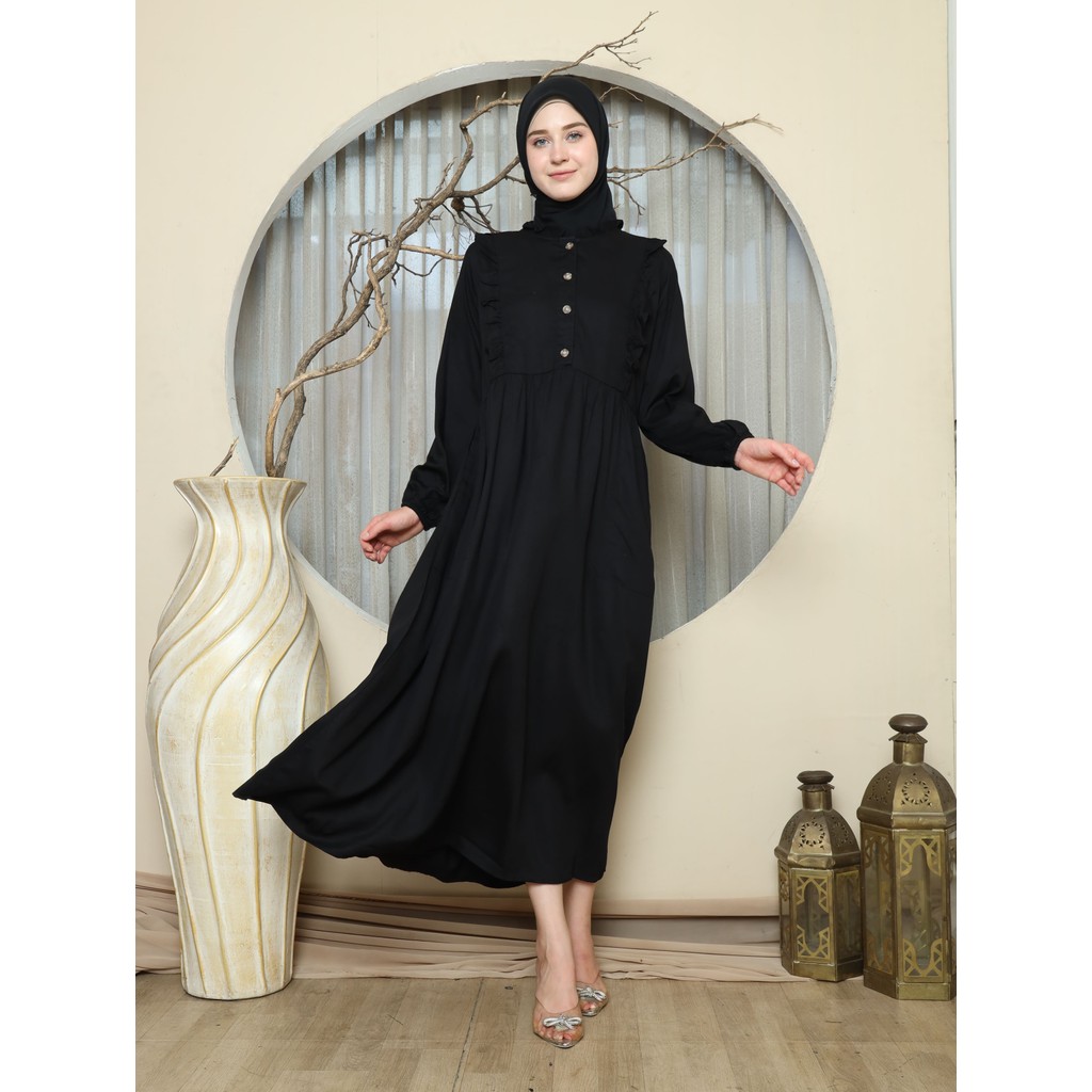 Jual RILLEY - Gamis Nadine | Dress Panjang Muslim Wanita | Gamis Wanita ...