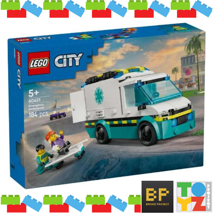 Jual Lego 60451 City - Emergency Ambulance Tp01 | Shopee Indonesia