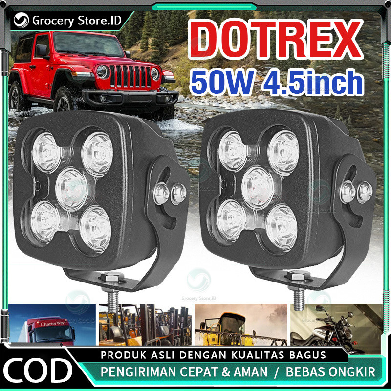 Jual Lampu Tembak 5 Mata Spot/Sebar Light 50watt Lamp Kerja Lamp Sorot ...