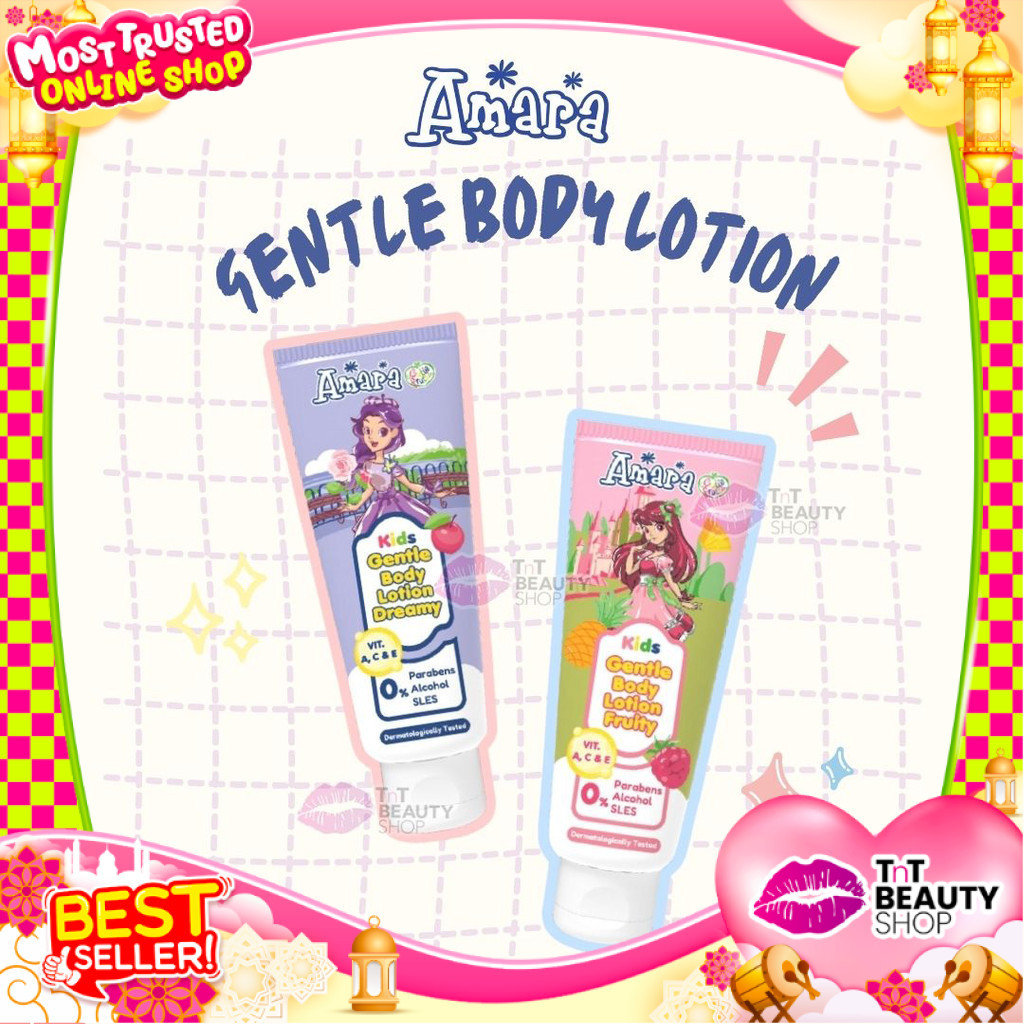 Jual AMARA GENTLE BODY LOTION FOR KIDS 100ML- 200ML | TnT Beauty Shop ...