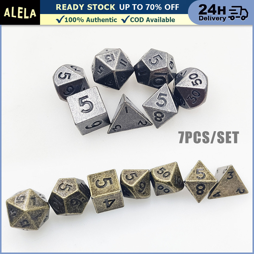 Jual Dadu Angka Polyhedral Dice Dungeons & Dragons Polyhedral Board Game D4 D6 D8 D10 D12 D2 ...