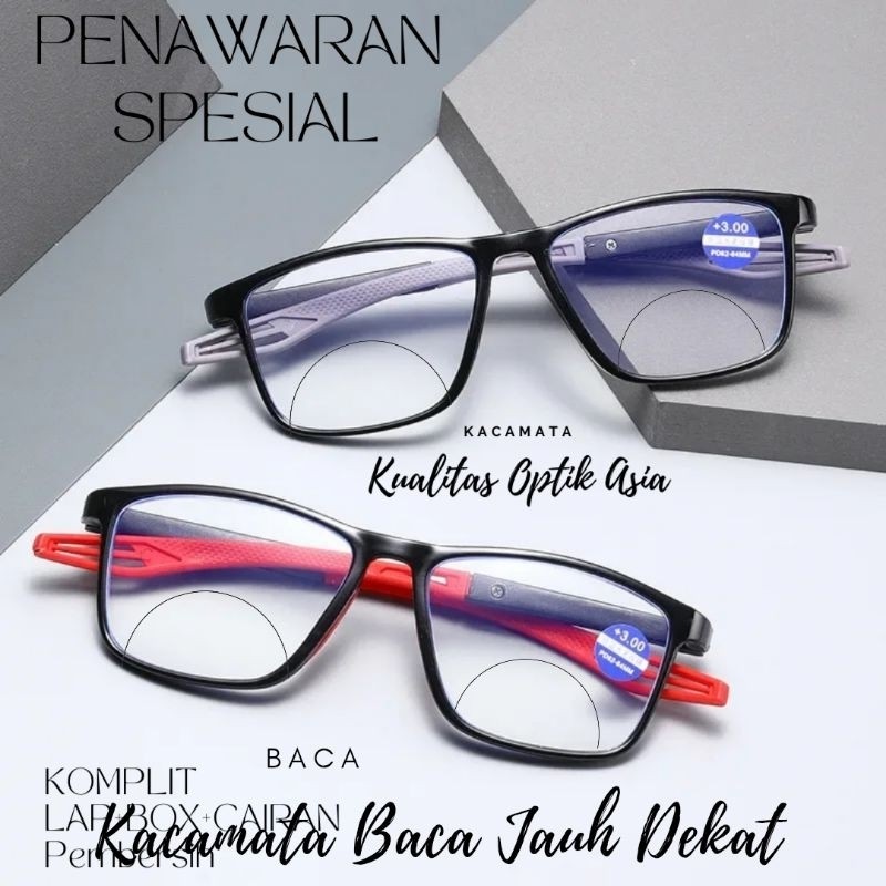 Jual Kaca mata Baca Dan Jalan Usia 40/45/50/55/60 Tahun ke atas Anti ...