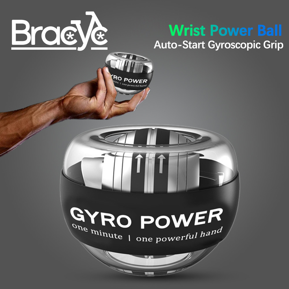 Jual Wrist Power Ball Auto-Start Grip Ball Strengthener Gyroscopic Arm ...