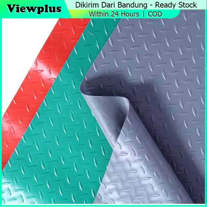 Jual Karpet PVC Karet Alas Motif Koin 100x90cm / Rubber PVC Mat Coin Premium Antislip / Karpet ...