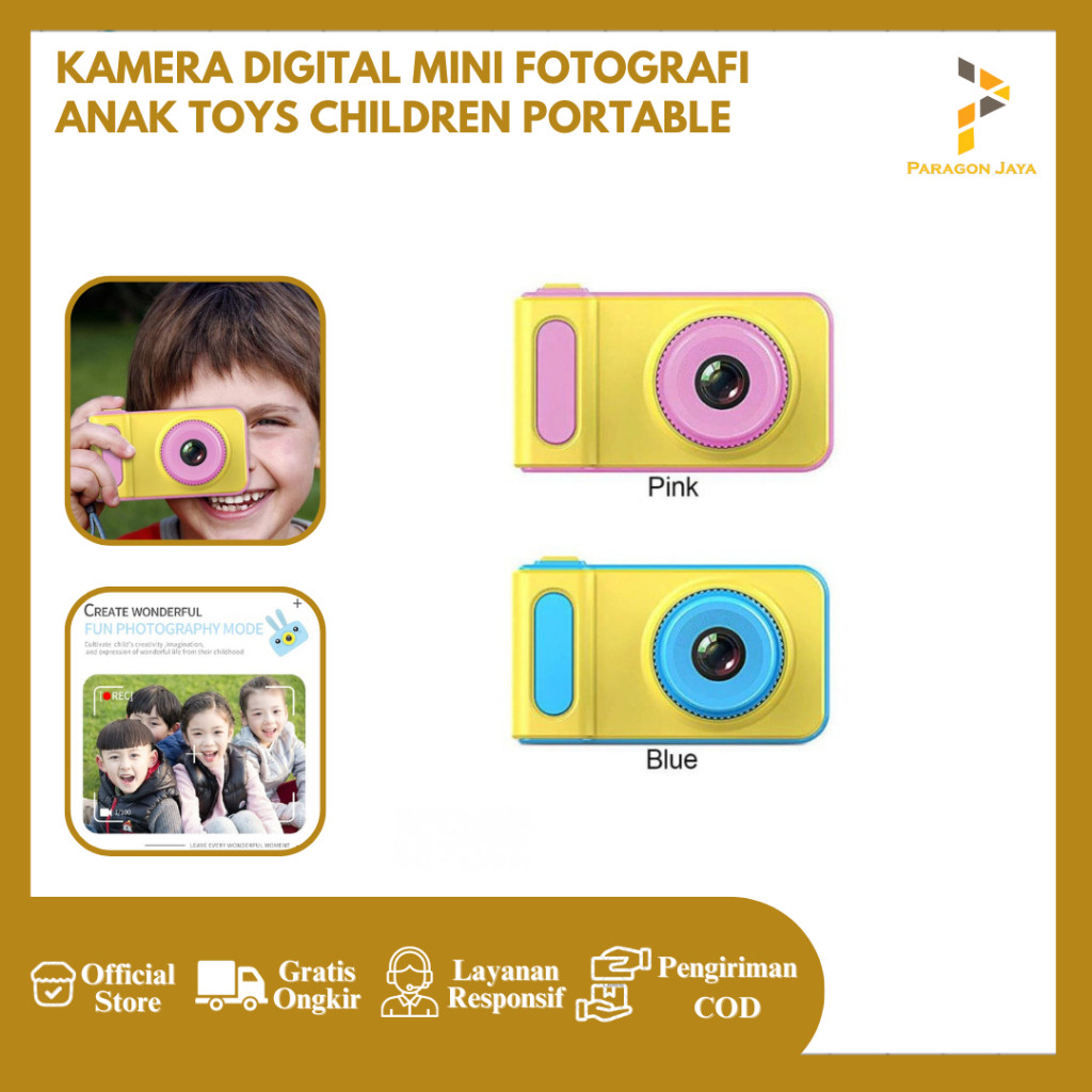Jual Kamera Digital Kid Mini Fotografi Anak Kids Toys Children Portable ...