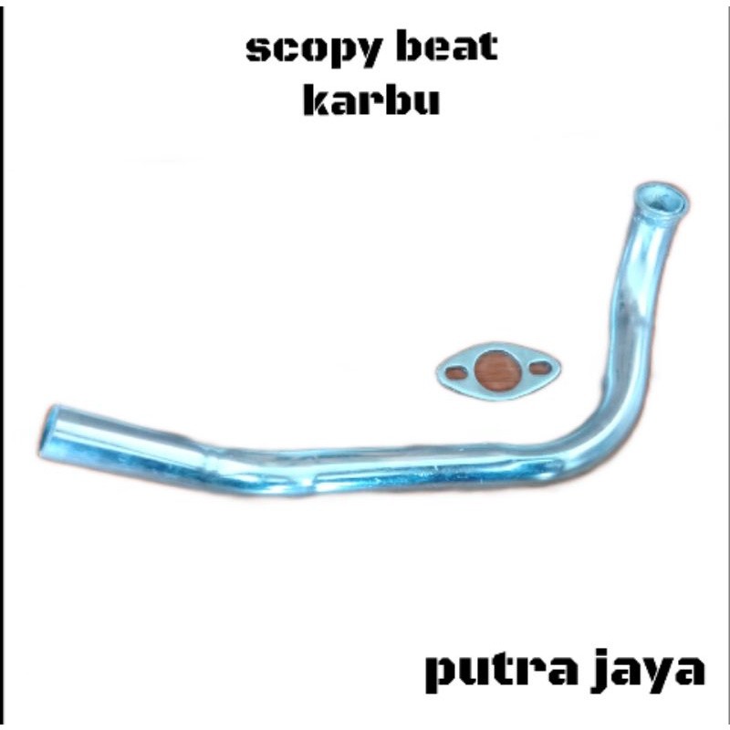 Jual leheran knalpot scopy beat karbu bahan tebal standar pabrik ...