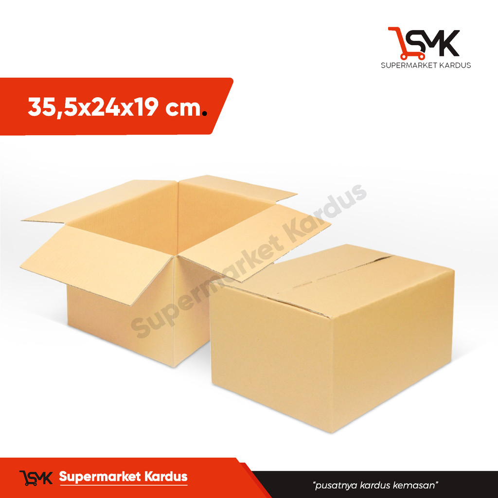 Jual Box 35,5X24X19 cm (48X220 ml) Kardus/Karton/Kemasan/Hampers ...