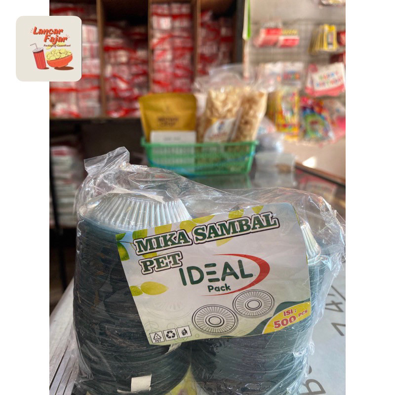 Jual [250 biji] tray sambal / mika sambal / tray mochi / tempat saus ...