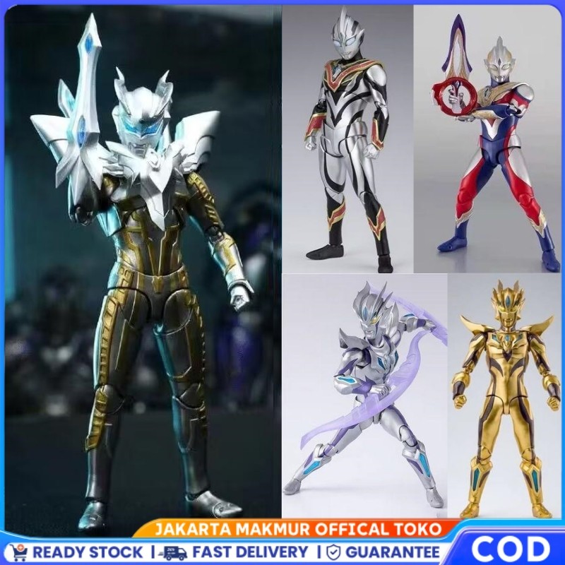 Jual Bandai Ultraman Zero Brazal Beliyatiga Ultraman Trigger Multi SHF ...