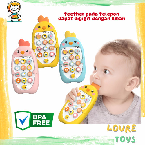 Jual Mainan HP Bayi Teether Bunyi Bayi Mainan HP Bayi Bisa Bunyi ...