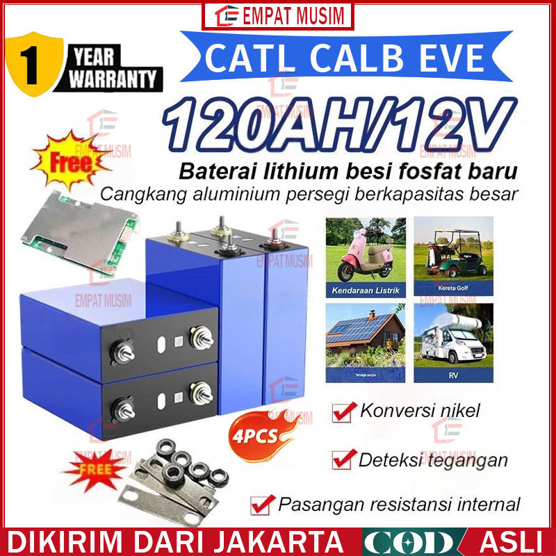 Jual WATERPROOF【CATL/BYD】12V Lifepo4 Baterai 120AH UPS BMS Lifepo4 Baterai 120AH 6000 Cycle ...