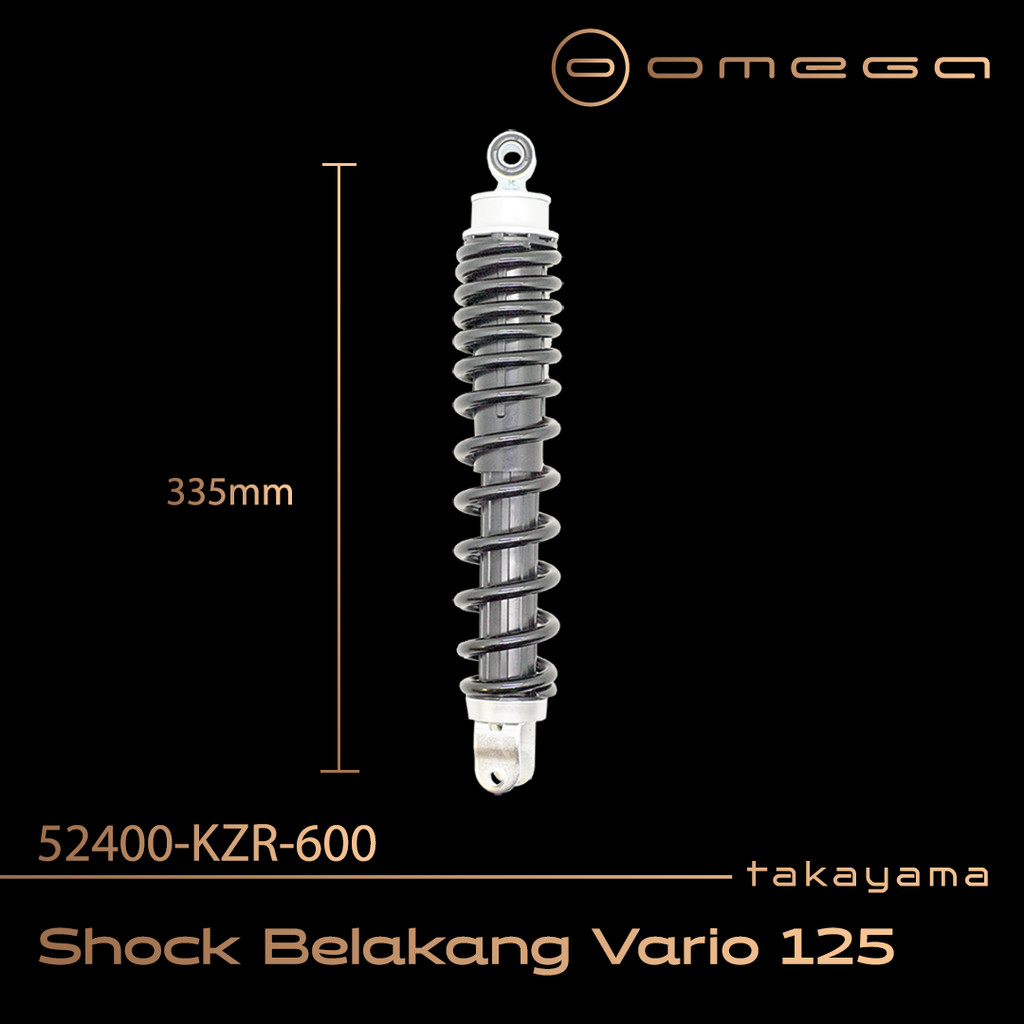 Jual Takayama Shock Breaker Shockbreaker Belakang Vario 125 (KZR) | Shopee Indonesia