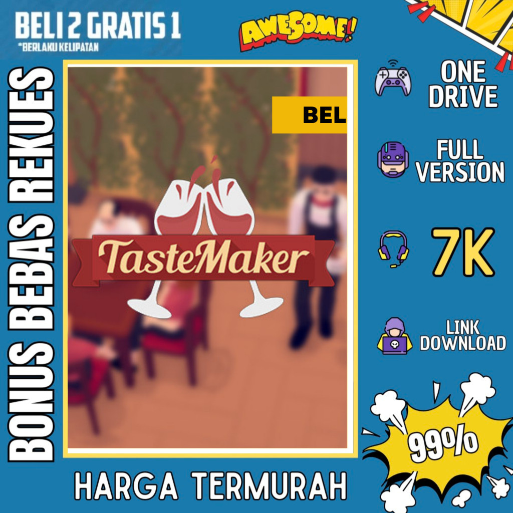 Jual TASTEMAKER RESTAURANT SIMULATOR - GAME PC - GAME LAPTOP - PC GAMES ...