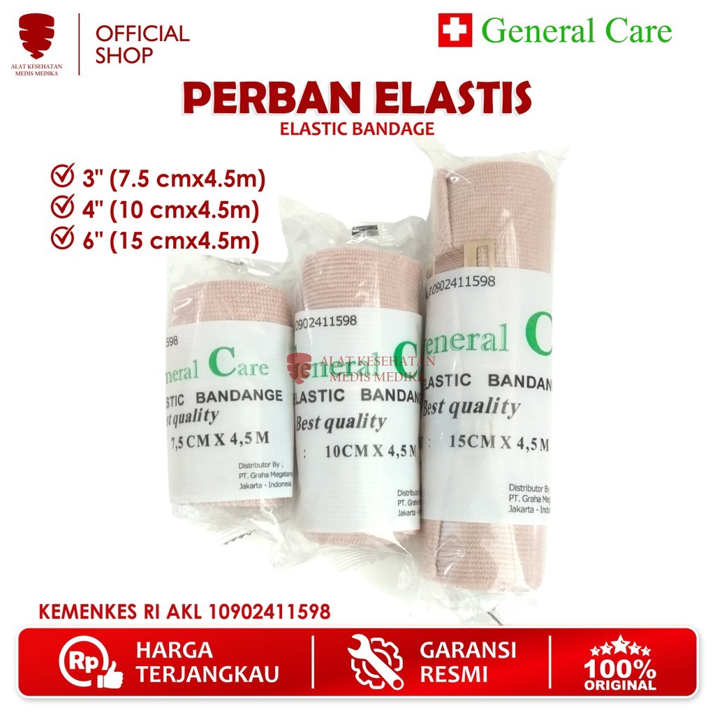 Jual High Elastic Bandange 7,5cm 10cm 15cm Perban Elastis General Care ...