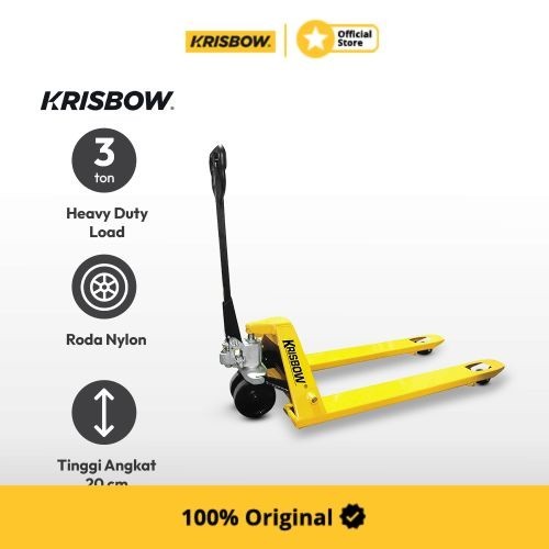 Jual Krisbow Hand Pallet Nylon 68, 5X122 cm 3 Ton | Shopee Indonesia