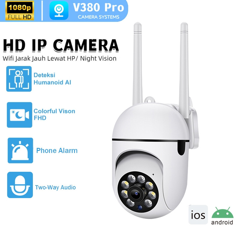 Jual V380 PRO CCTV Kamera Keamanan CCTV Kamera IP Luar Ruangan Jarak ...