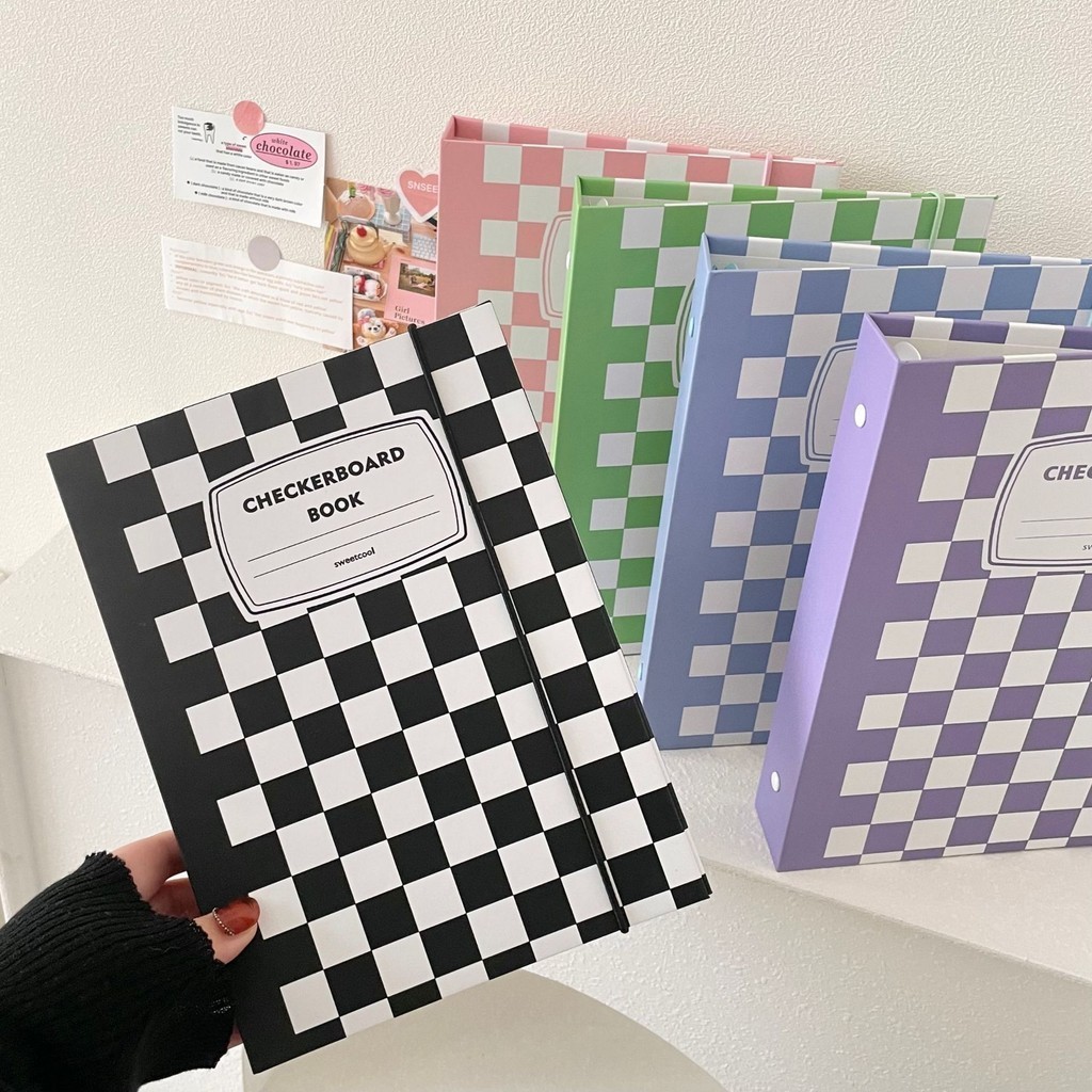 Jual [HARU] Y2K Checkerboard series A5 Binder Buku Tulis Lucu Aesthetic ...