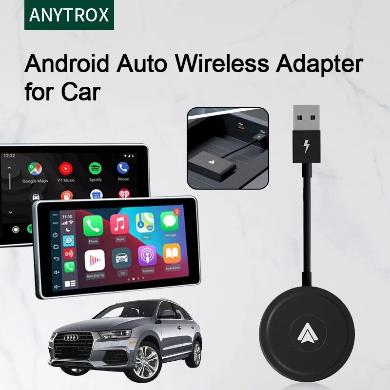 Jual Wireless Android Auto Adapter, 2023 Upgrade 5Ghz WiFi Android Auto ...