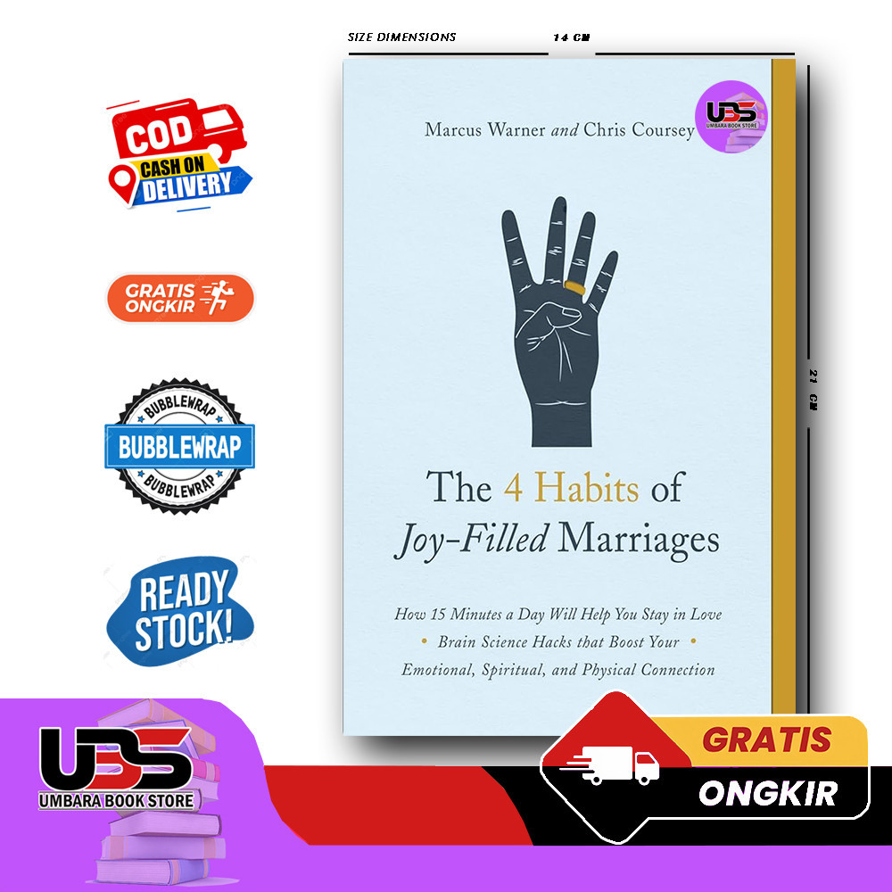 Jual The 4 Habits of Joy-Filled Marriages - Marcus Warner (English) | Shopee Indonesia