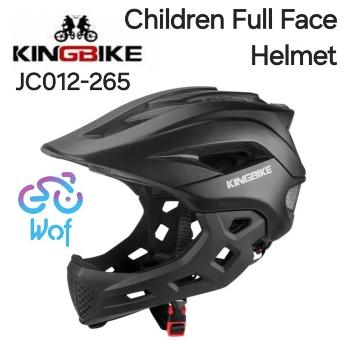 Jual KINGBIKE Kids JC012-246-B Ti Helm Sepeda Anak Full Face Covered ...