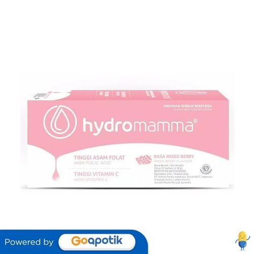 Jual Hydromamma Rasa Mixed Berry 18 Gram Box 12 Sachet | Shopee Indonesia