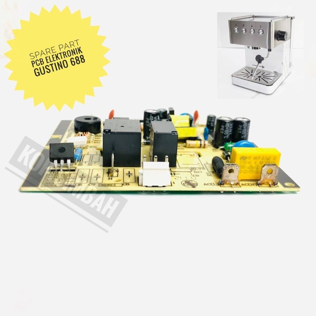 Jual Spare Part PCB / Elektronik Mesin Espresso Gustino 688 Sparepart ...