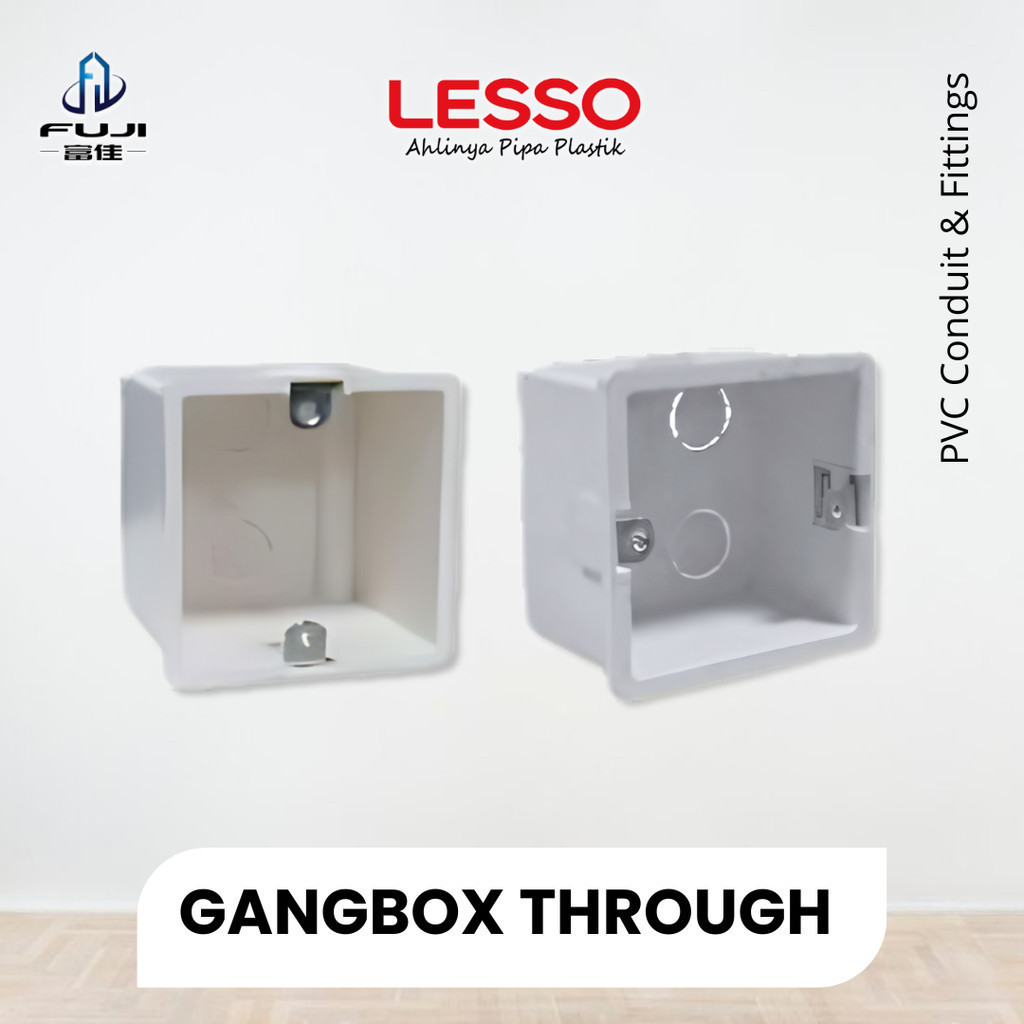 Jual Lesso PVC Conduit Gang Box Reinforcement Type | Shopee Indonesia