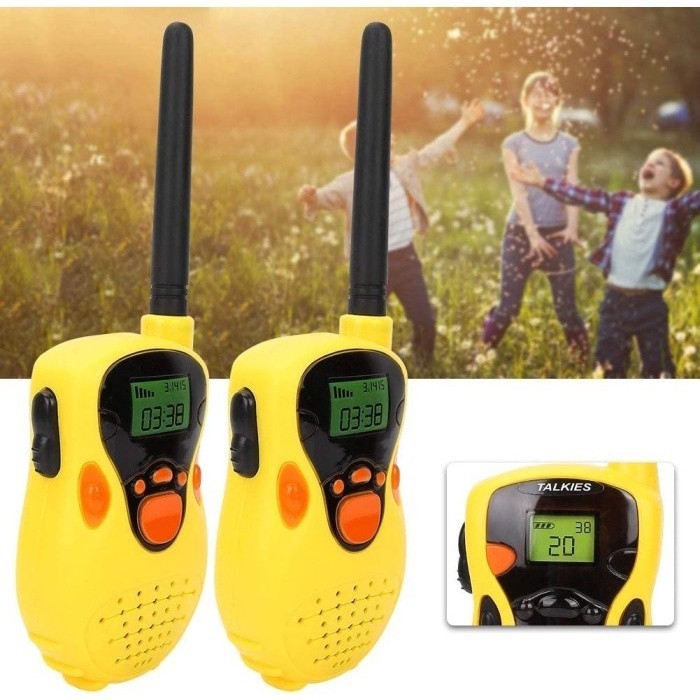 Jual Mainan Anak Set Walkie Talkie HT Handy Talkie Mini Walky Talky ...