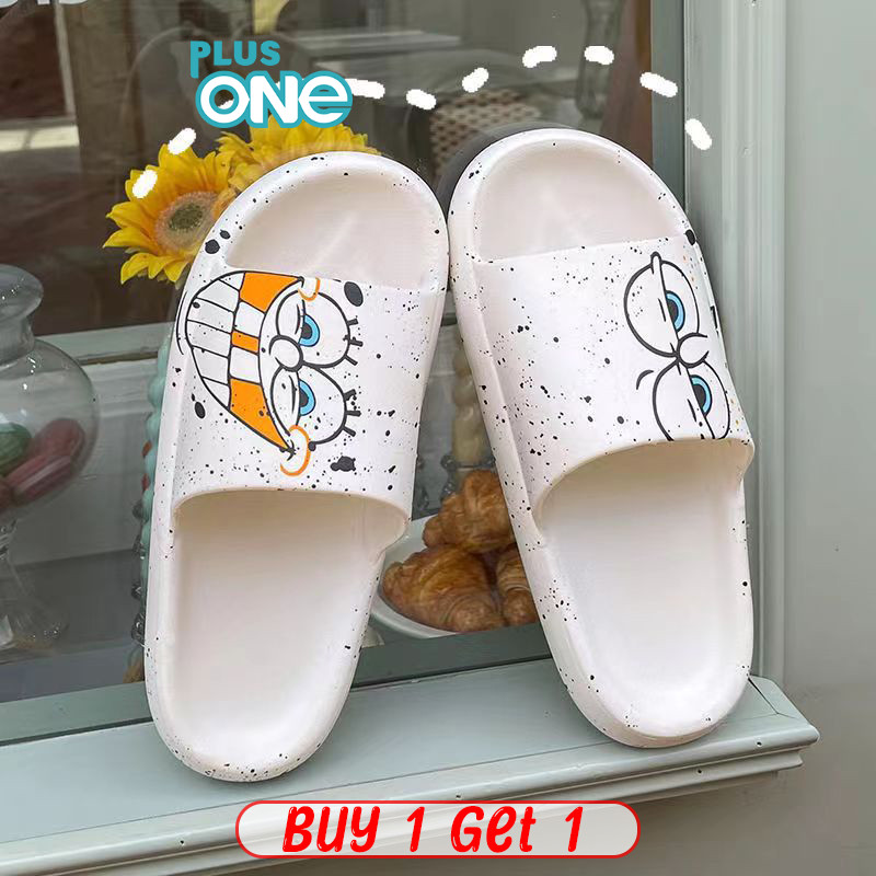 Jual Plus One - Sendal Couple / Sandal Lucu Import Ukuran 37 38 39 Anti ...