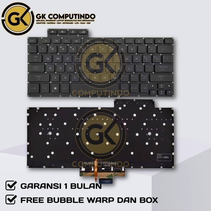 Jual Keyboard Asus ROG Zephyrus G14 GA401 GA401I GA401IU GA401IV GA401M ...