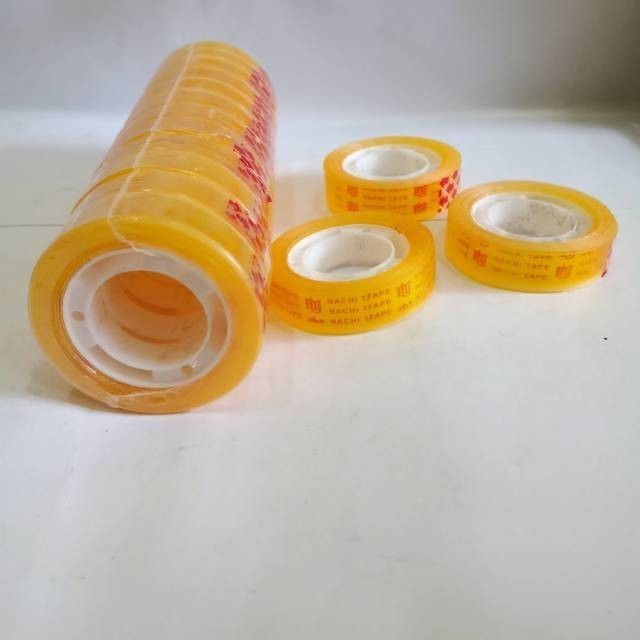 Jual ISOLASI kado Kecil bening Tebal dan Tipis / Selotip Kecil 12mm ...