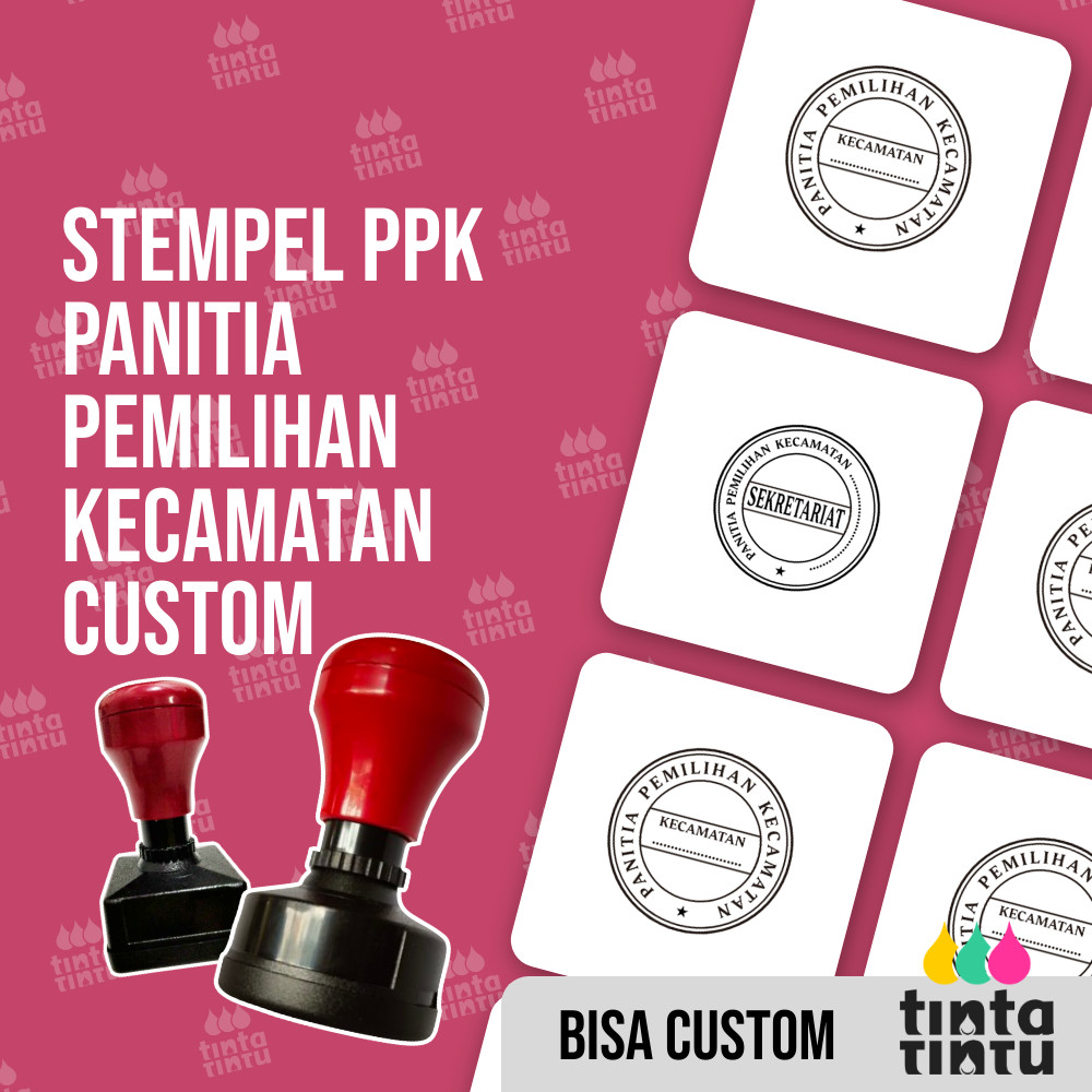 Jual Stempel PPK Panitia Pemilihan Kecamatan Custom | Shopee Indonesia