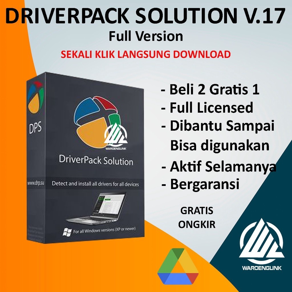 Jual [wl] DRIVERPACK SOLUTION V.17 - SOFTWARE MURAH - APLIKASI | Shopee ...