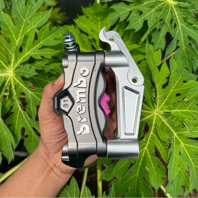 Jual Kaliper caliper brembo M7 stylema pala babi brembo BIG 4 piston M7 stylema set breaket pnp ...