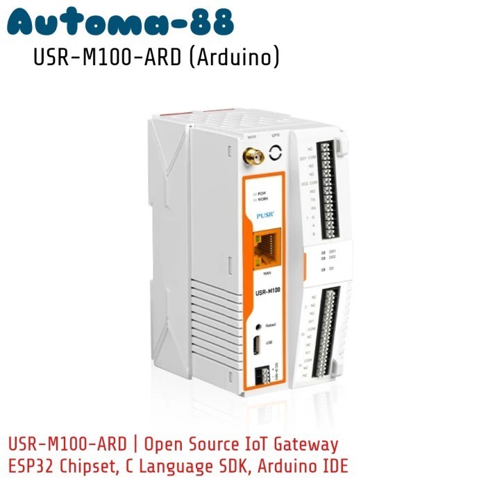 Jual MN08 USR M100-ARD Industrial Din Rail IOT Module Ethernet WIFI Gateway Ardu ino ESP32 ...