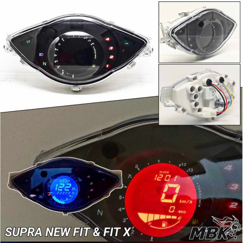 Jual Speedometer Digital Led Supra Fit / Supra Fit New 3605-7 | Shopee ...
