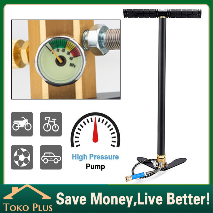 Jual Pompa PCP 4 stage Manometer 6000 Psi Stainles Steel Bonus Mini ...