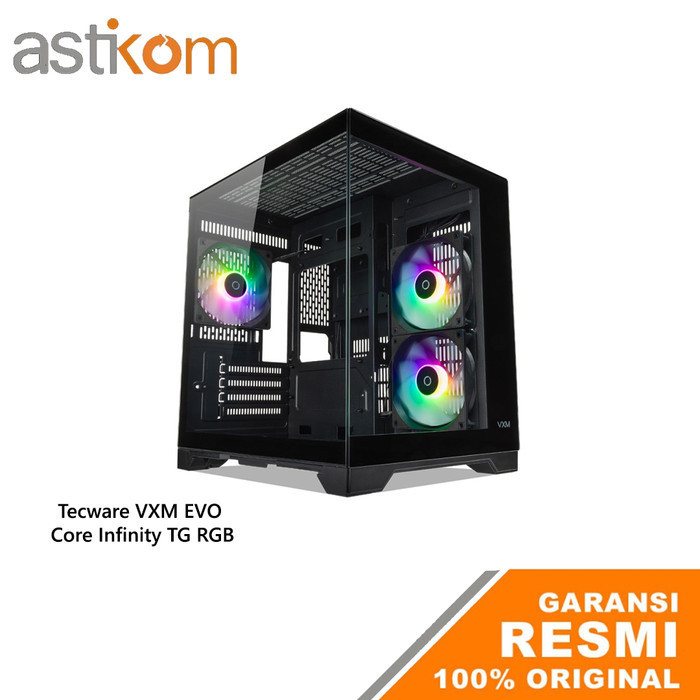 Jual Casing PC Tecware VXM Evo Core Infinity TG RGB M-ATX Free 3 Fan ...