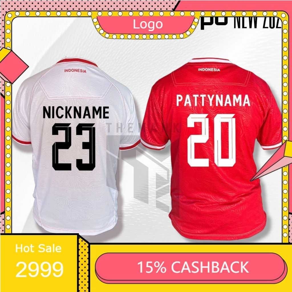 Jual JERSEY TIMNAS Indonesia Terbaru Erspo 2024 Bisa Custom Nama dan ...