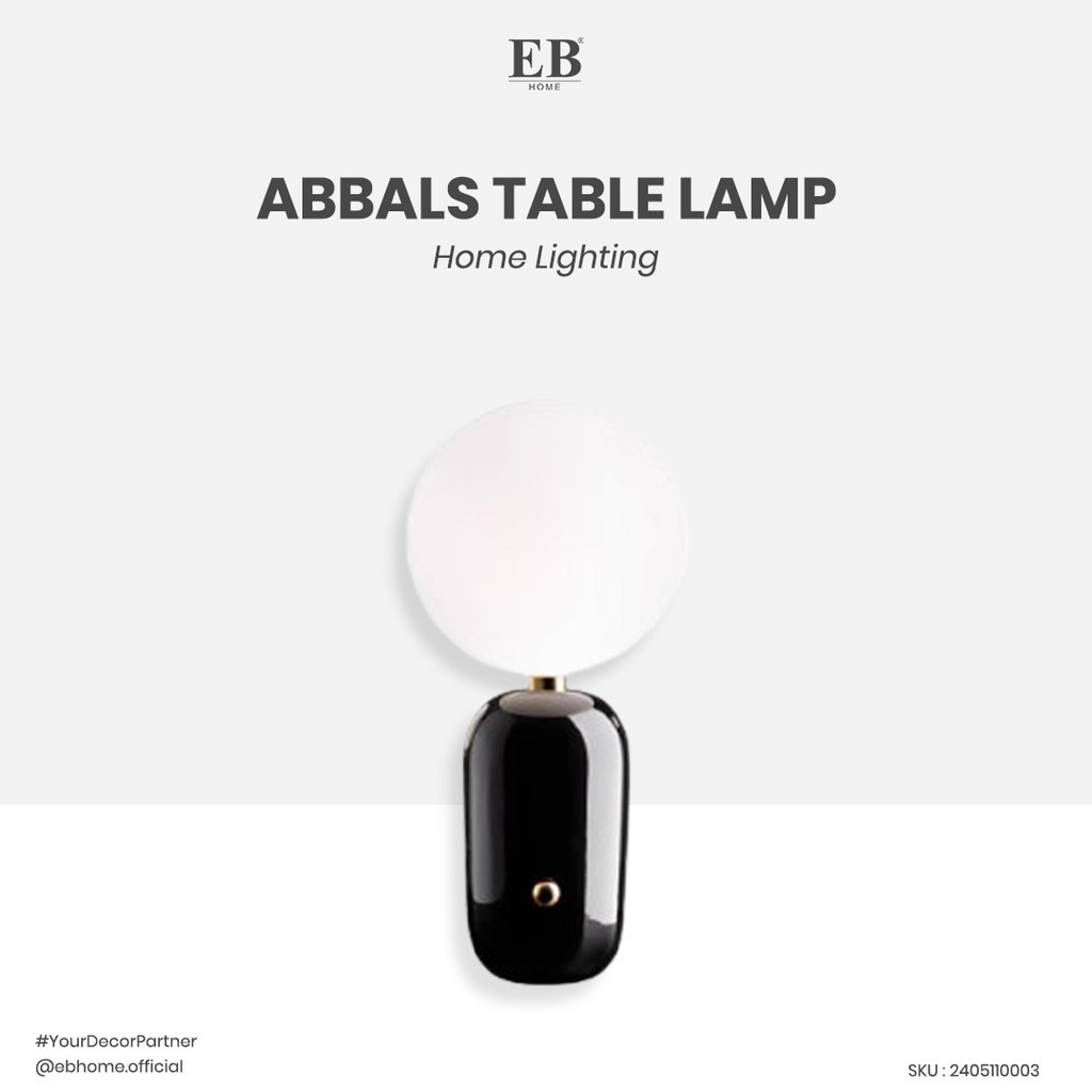 Jual Lampu Meja Kamar Tidur Estetik Minimalis / Table Lamp EB Home 3514 ...