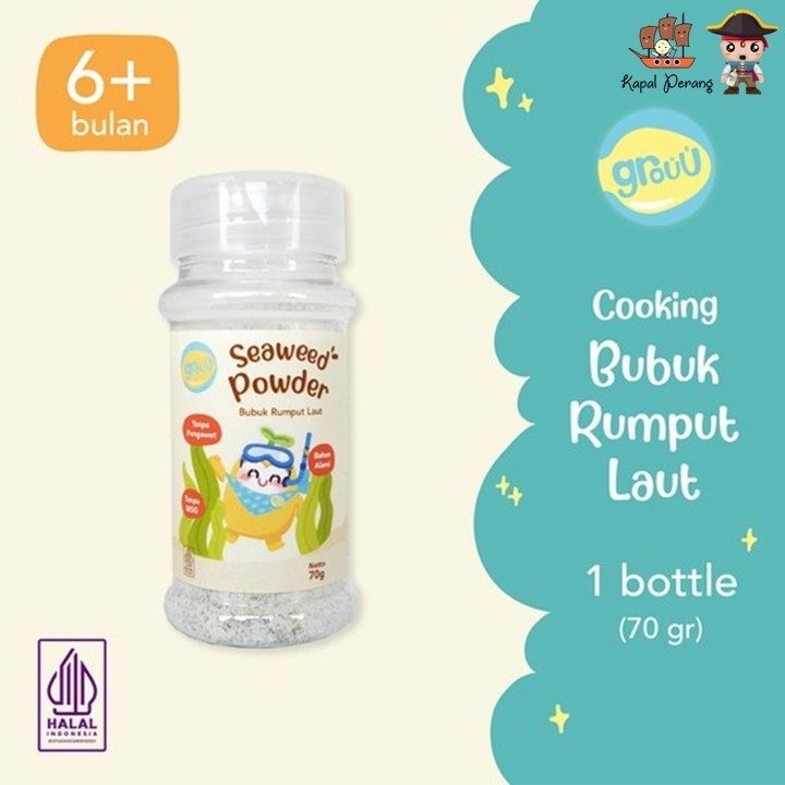 Jual Grouu Bubuk Rumput Laut - Seaweed Powder 90 gram | Shopee Indonesia
