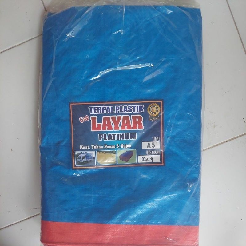 Jual terpal plastik 3x4 A5 100% original | Shopee Indonesia